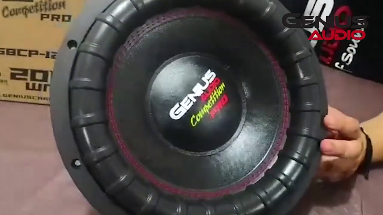 Genius - Audio Subwoofer Competition Series G8CP-12D4 2000wMax - YouTube