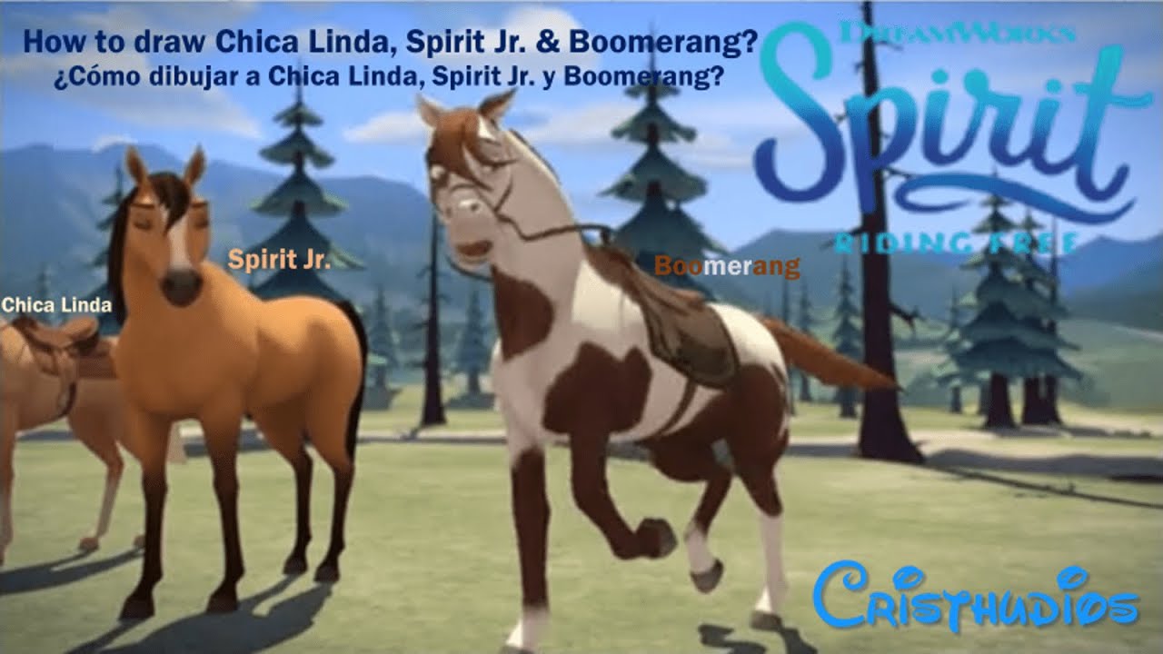 DreamWorks Spirit Riding Free: Tutorial: ¿Cómo dibujar a Chica Linda ...