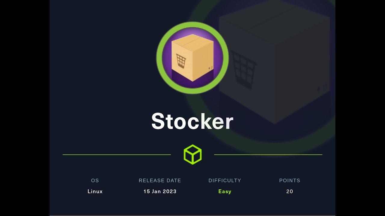 Stocker Hackthebox Walkthrough - YouTube
