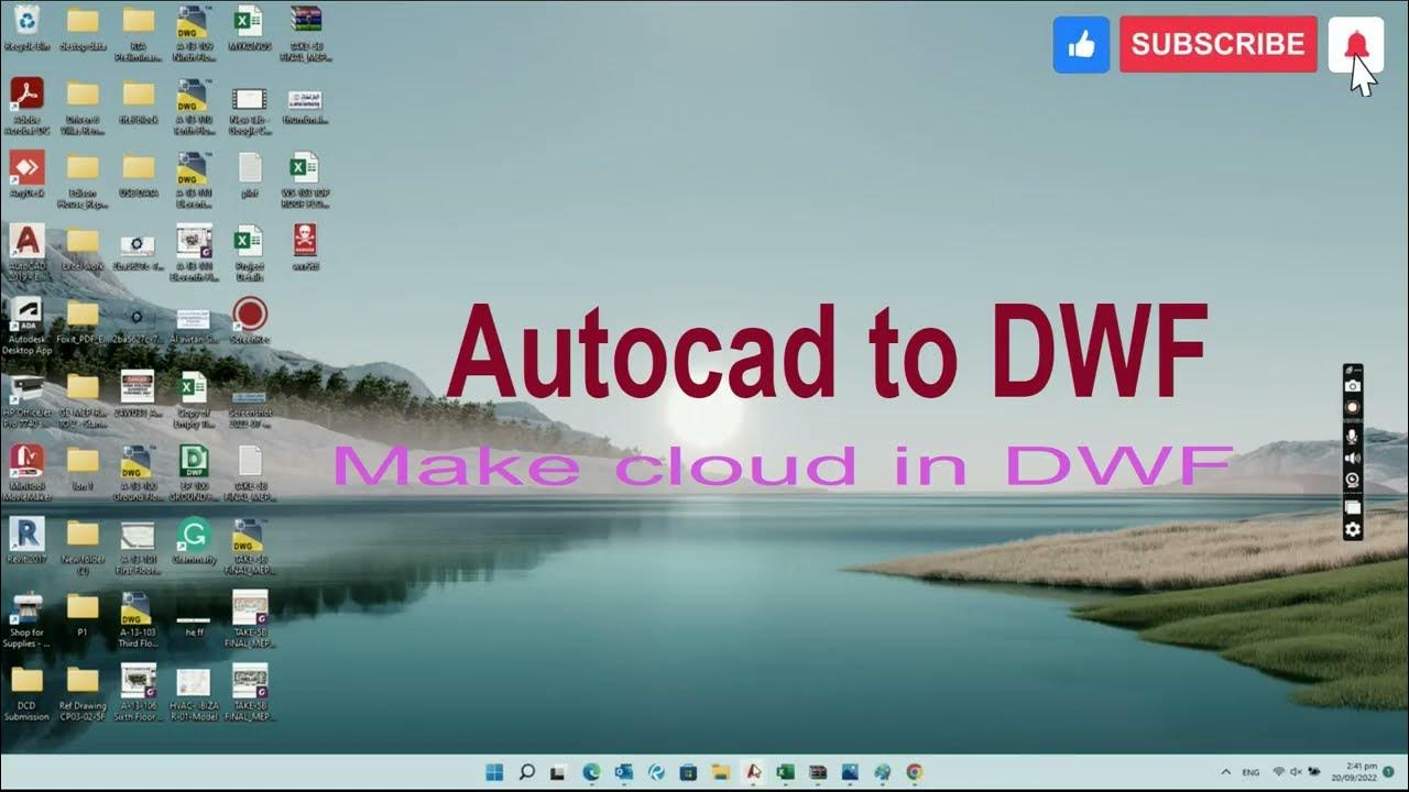 How to Create AUTO CAD TO DWF |Making a DWF from AutoCAD|What is DWF and how to use I(First ...