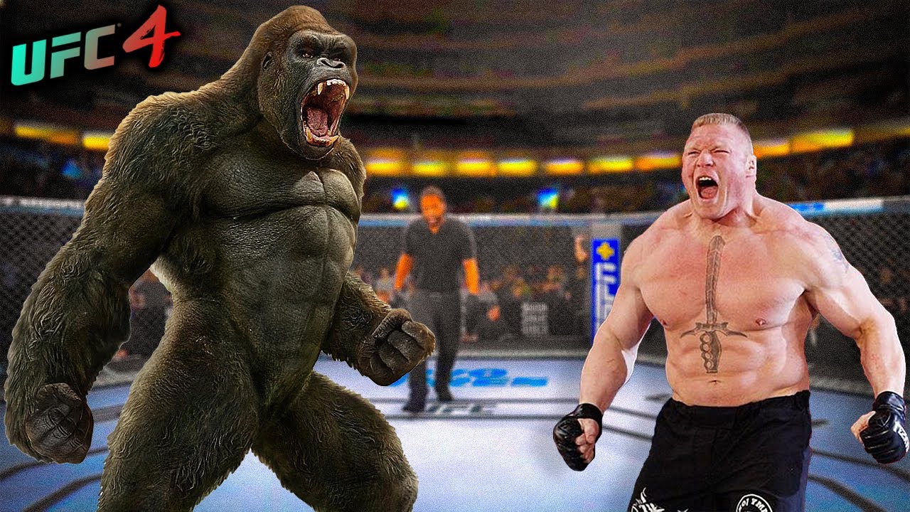 Brock Lesnar vs. King Kong (EA sports UFC 4) - YouTube