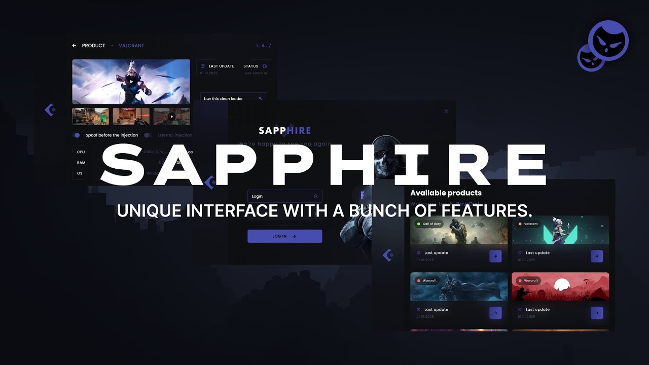 IMGUI MENU SAPPHIRE - YouTube