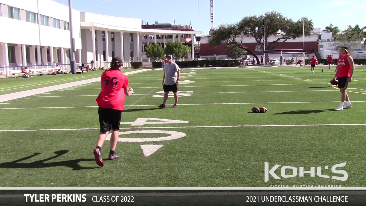 Tyler Perkins 2021 Underclassman Challenge - YouTube