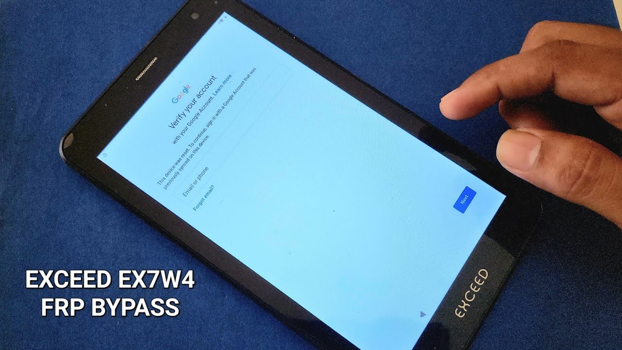 EXCEED EX7W4 Tablet frp bypass | China tab Exceed frp unlock - YouTube