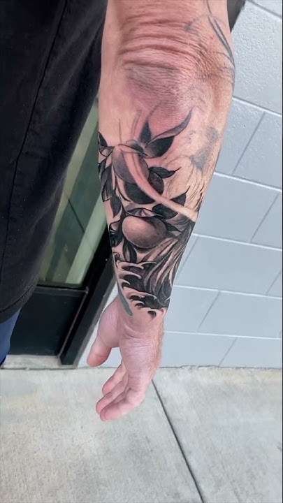 🖤 Heron tattoo sleeve project, DAY2 💪 - YouTube