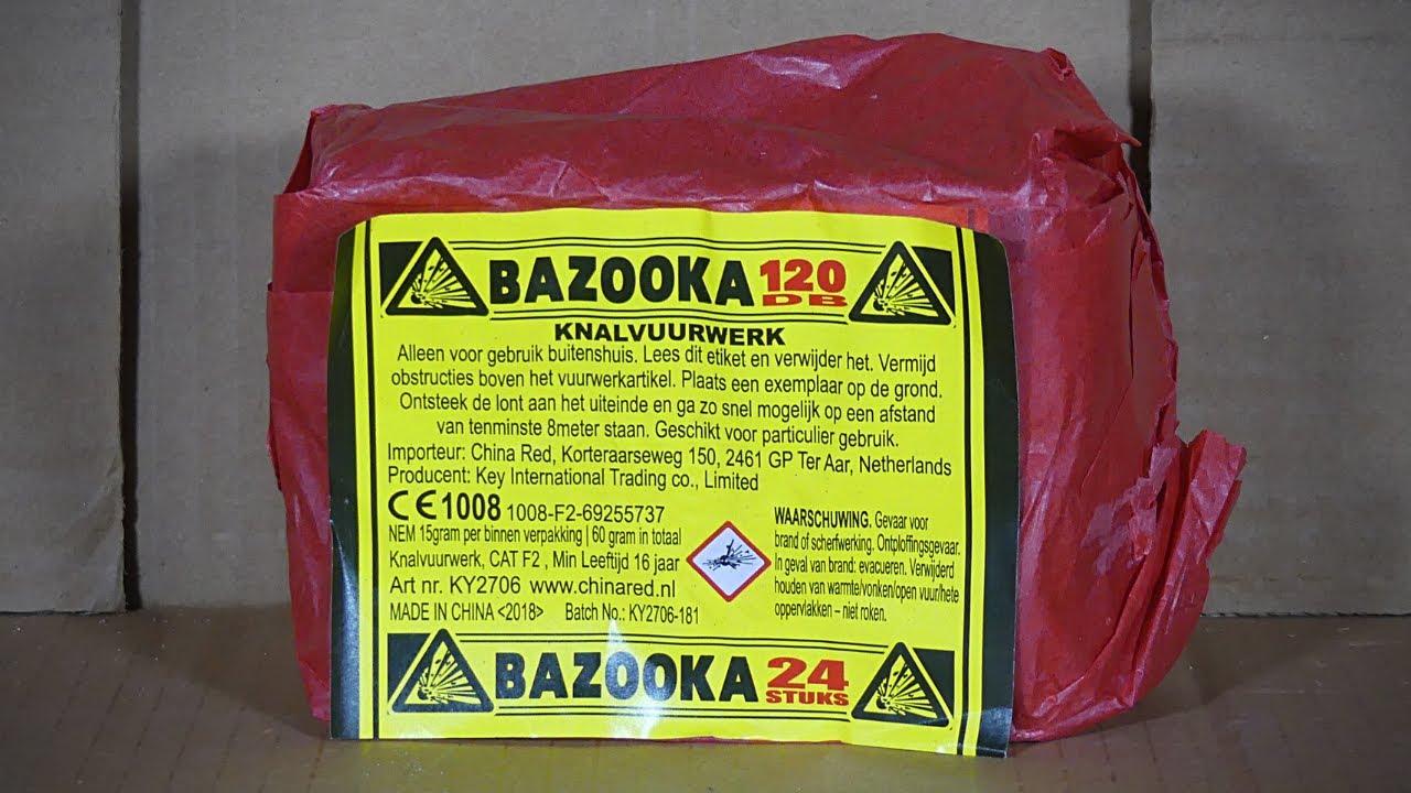 Bazooka | 24 stuks | China Red Vuurwerk - YouTube