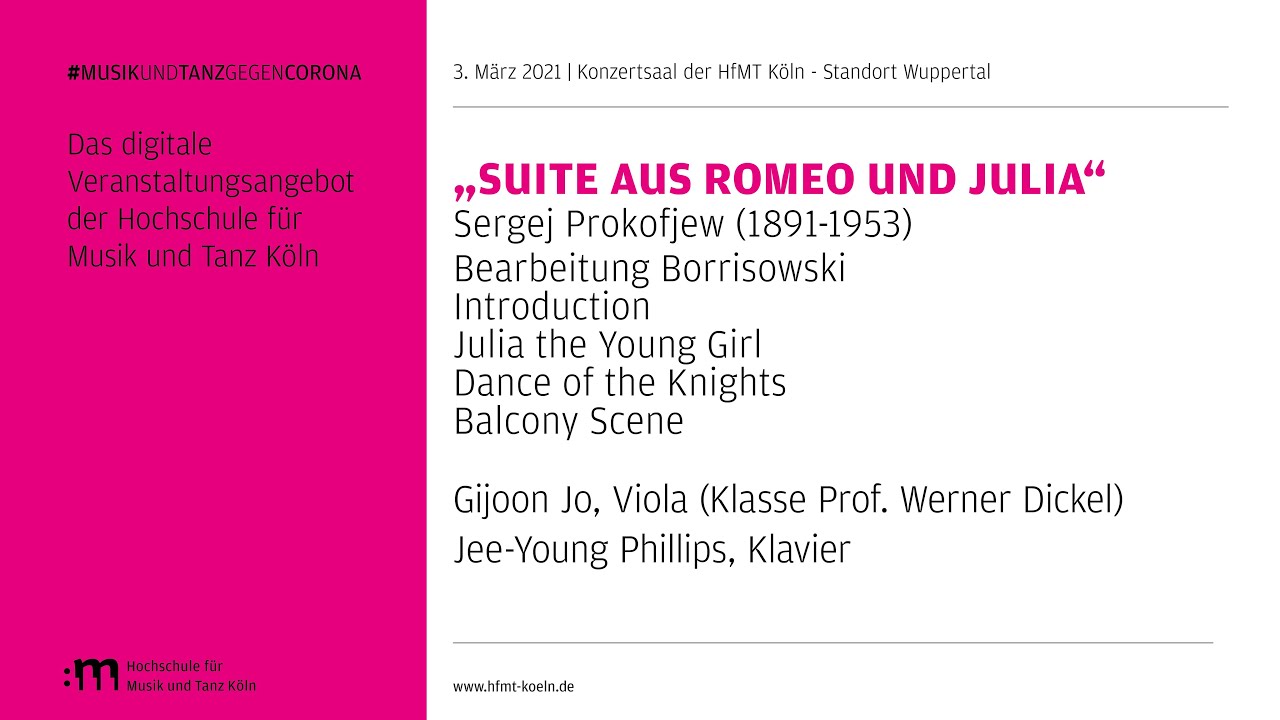 Suite aus Romeo und Julia | Gijoon Jo und Jee-Young Phillips, - YouTube