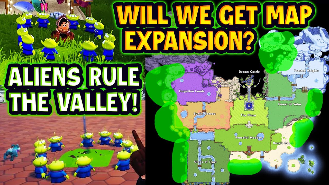 We Need Map Expansion? So Many Weird Alien Builds in Disney Dreamlight ...