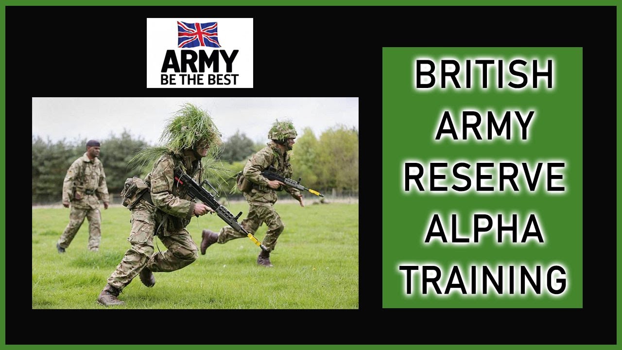 British Army Reserve Phase 1 Alpha Training - YouTube