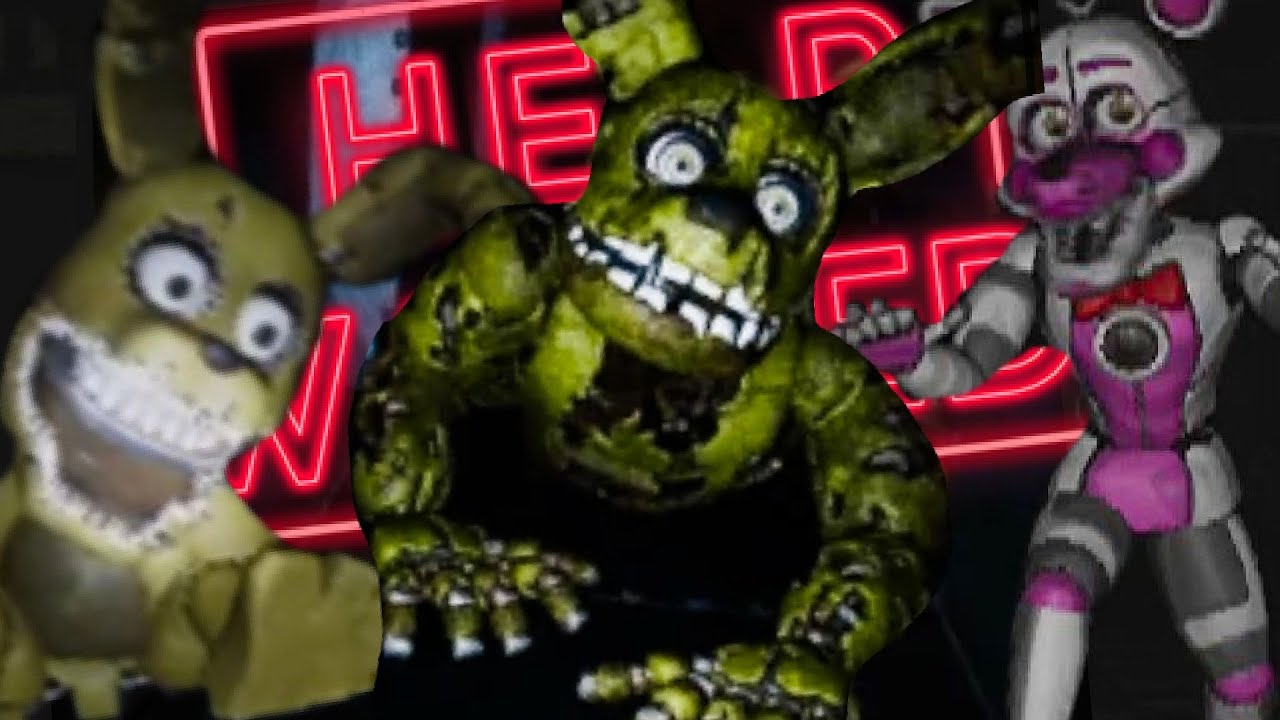 SPRINGTRAP IS CRAWLING IN THE VENTS TO GET ME!!!// Five Nights at ...
