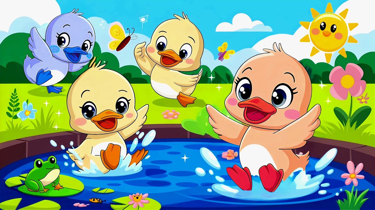 Color Balls Song! | 🦆 Baby Duck Doo Doo | New Baby Duck Rhyme | English ...