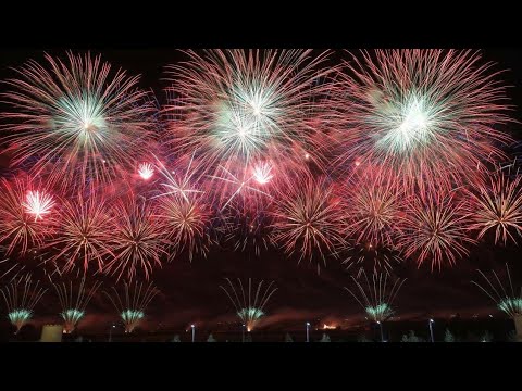 Yangi Oʻzbekiston bogʻida mustaqillik bayrami sharafiga salyut otilishi ...