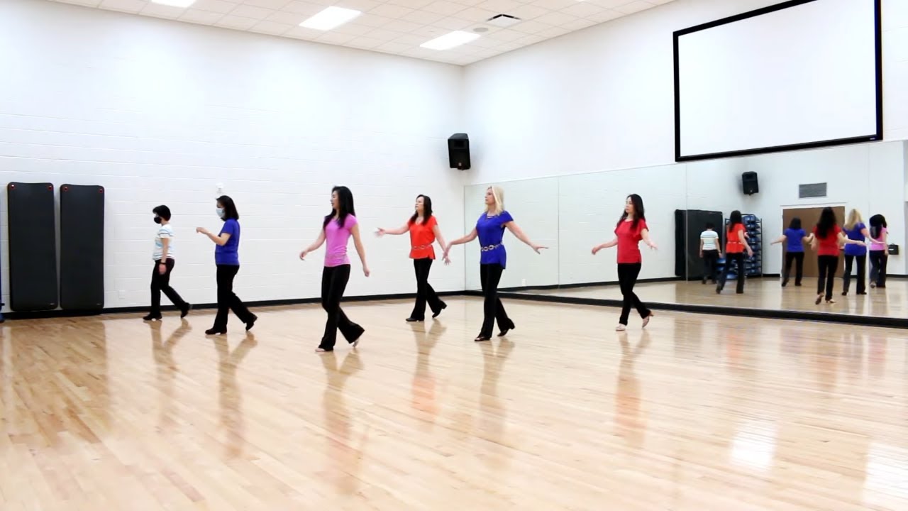 Keep Running Circles - Line Dance (Dance & Teach in English & 中文) - YouTube