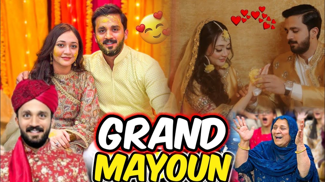 Grand Event of Mayoon💕Haider and Dogar start Crying😭 @rajabbutt94 - YouTube