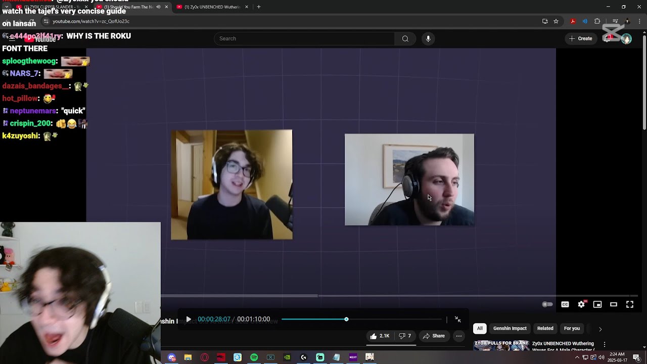 zy0x being made fun of in zajef77's long night's oath video - YouTube