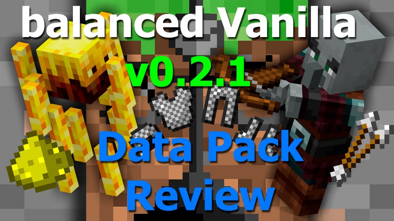 Minecraft Data Pack Review: Balanced Vanilla! (1.19.3) - YouTube
