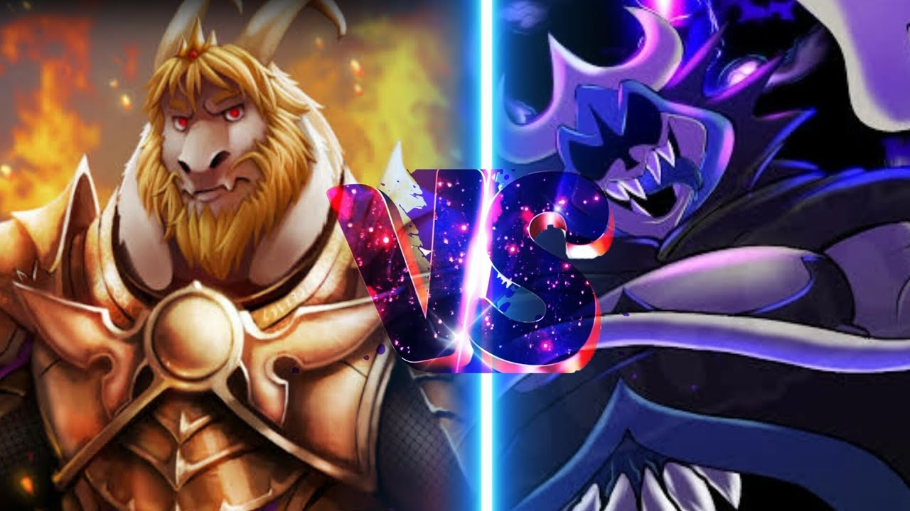 ASGORE VS KING CHAOS QUEM VENCERIA? - YouTube