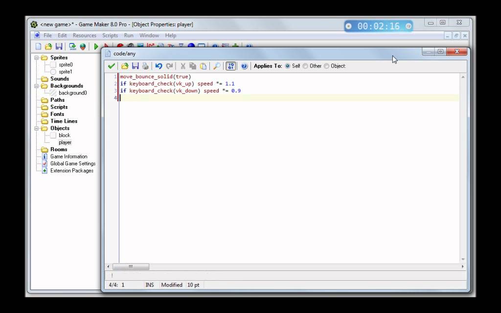 Making a GameMaker game in 5 minutes - YouTube