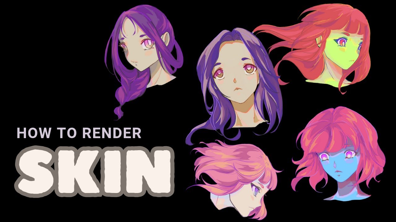 Digital coloring skin tones : Basic to complex [Clip Studio Speedpaint ...