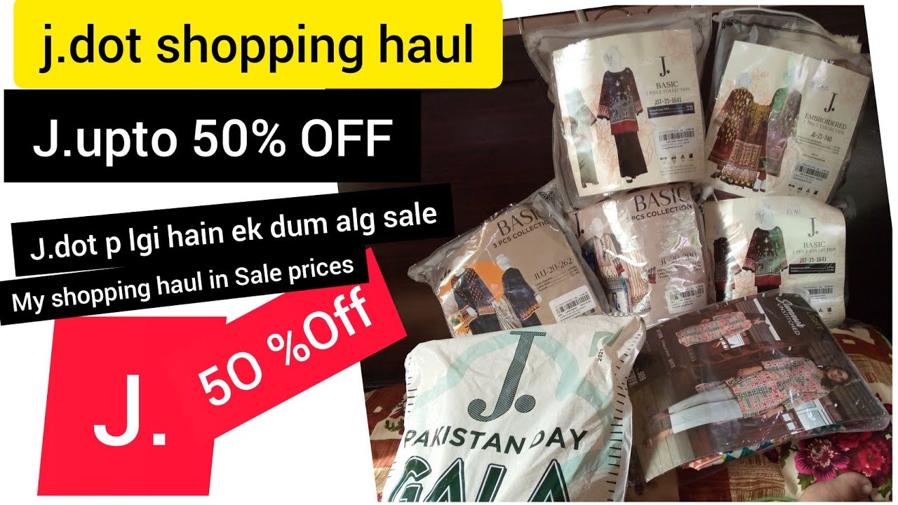 J. Sale Shopping Hual | Junaid Jamshed sale items 2021| j. Shopping ...