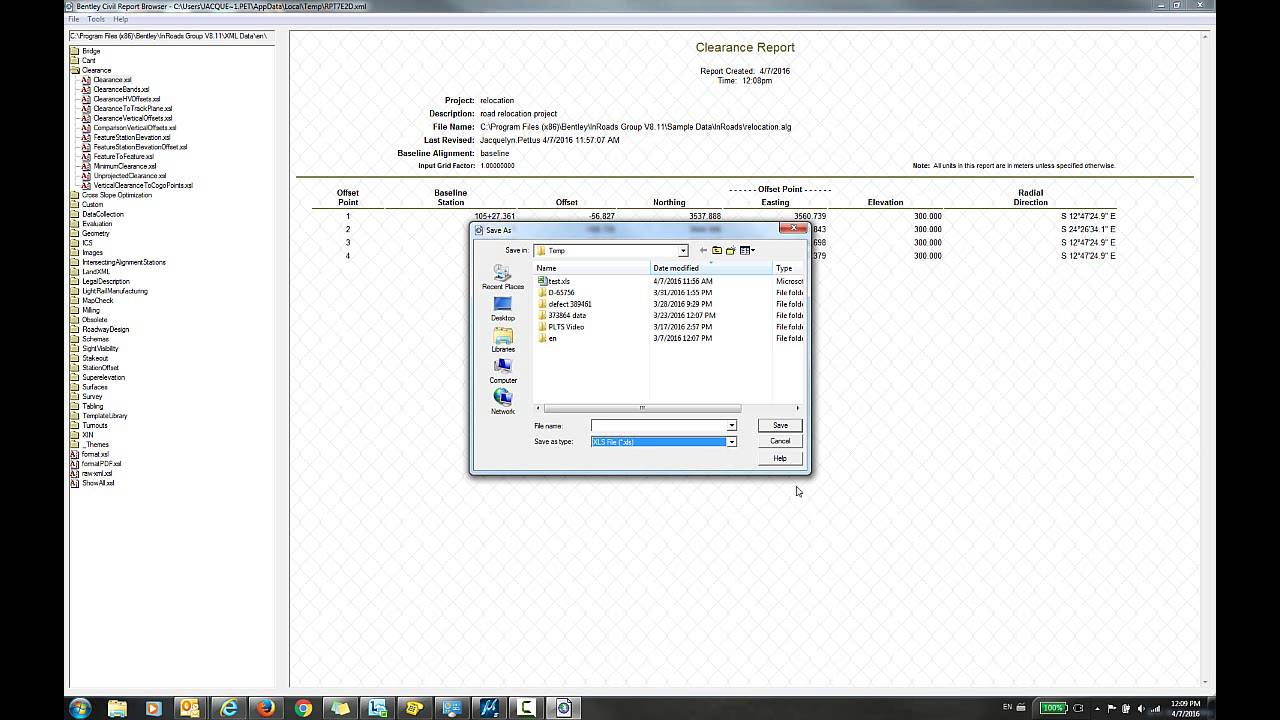 Create Station Offset Table for COGO Points - YouTube