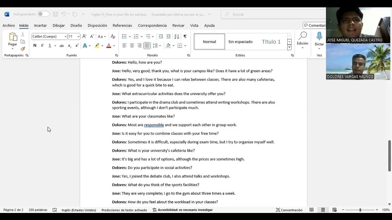 (AC-S09) Week 09 - Task: Assignment - How is your life on campus? - YouTube
