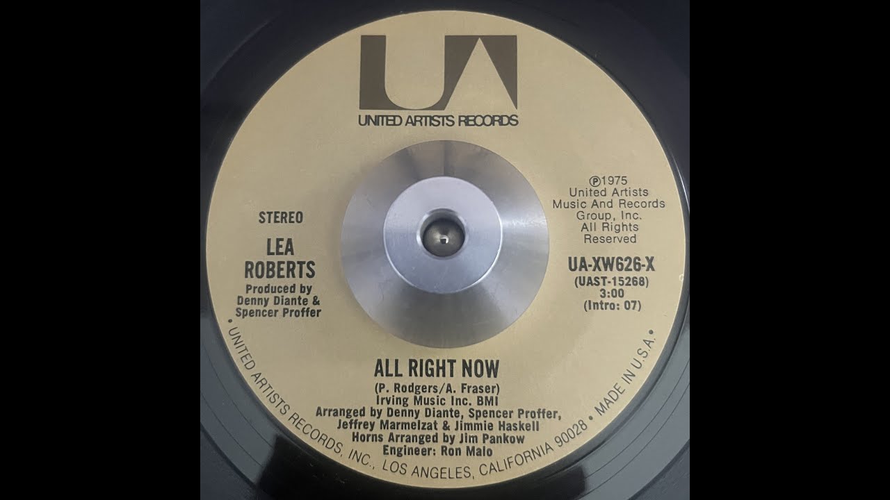 Lea Roberts All Right Now - YouTube