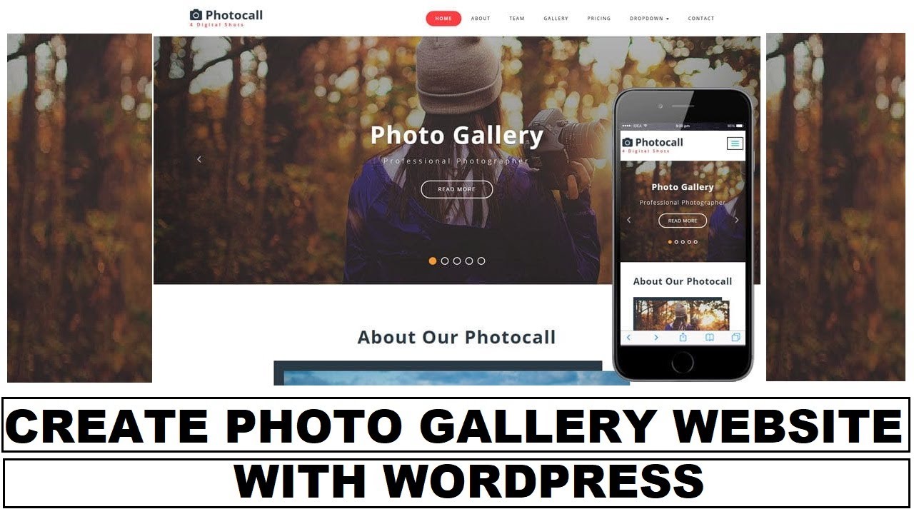 How to Create a Photo Gallery Website on WordPress Platform | Easy to ...