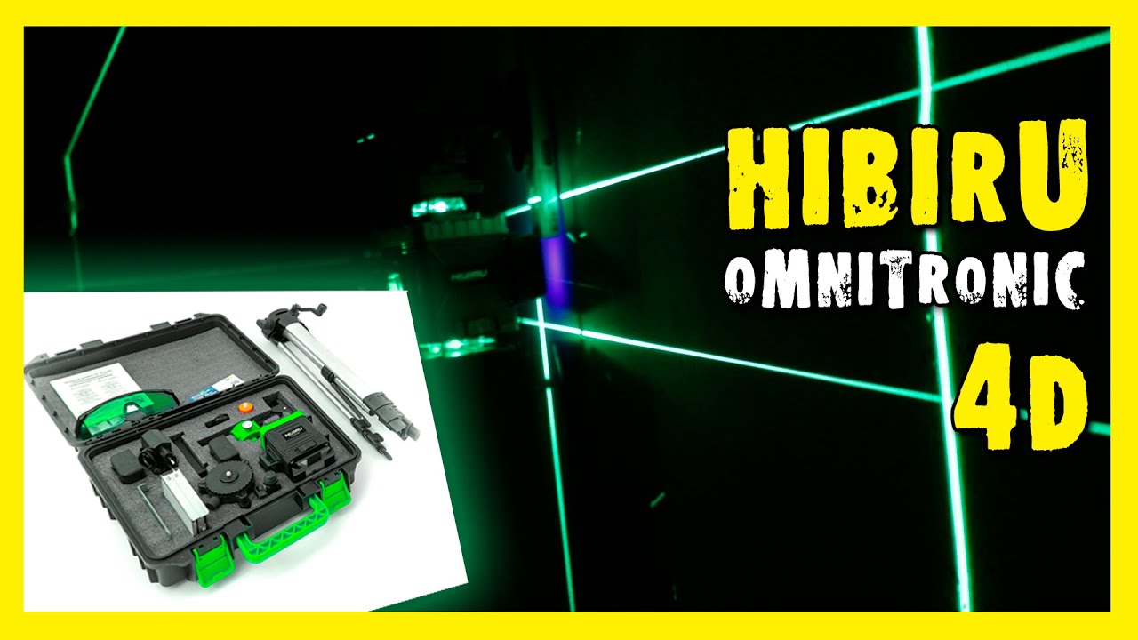 ️Лазерный уровень 4D HIBIRU OMNITRONIC. Обзор. - YouTube