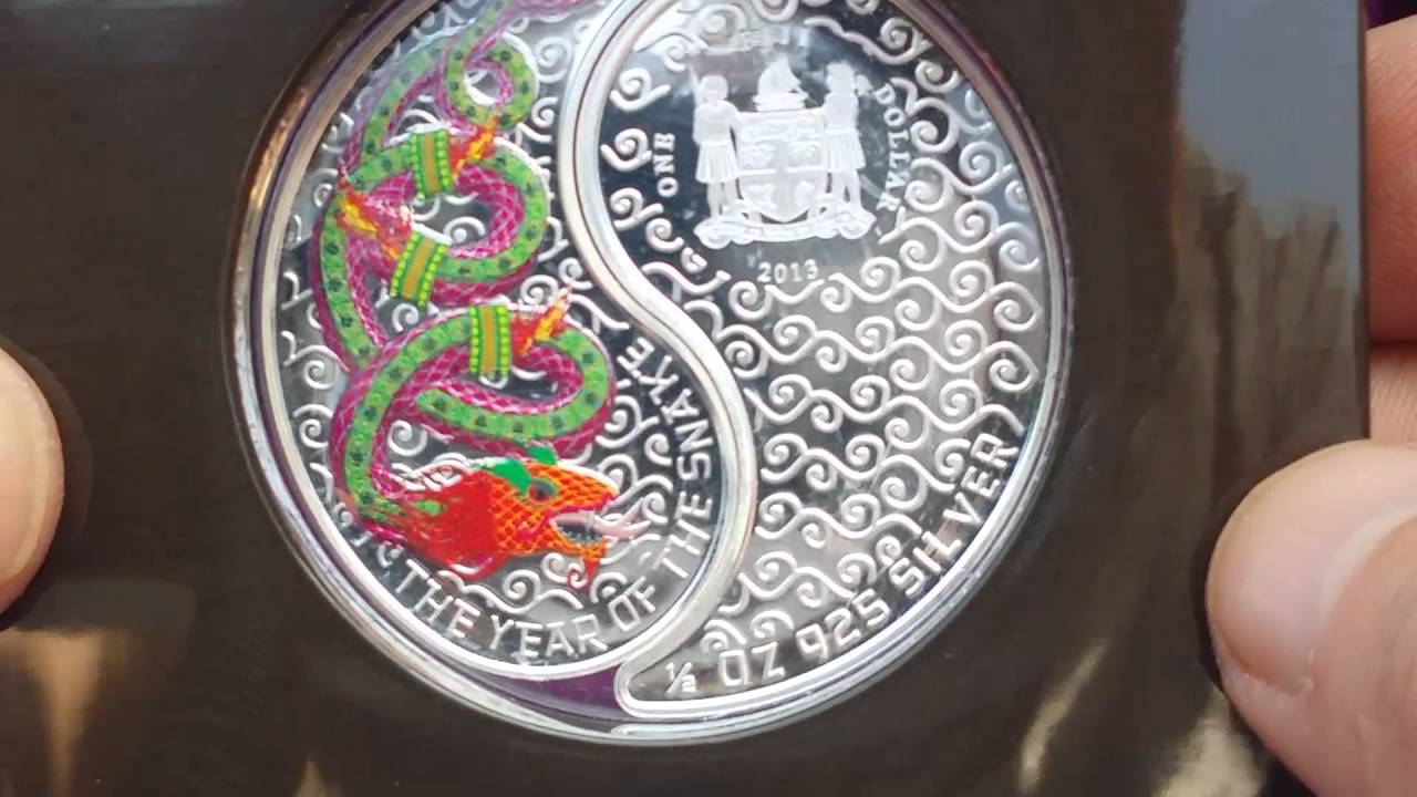 2012 Rcm Lotus dragon & 2013 fiji yin yang snake coin - YouTube