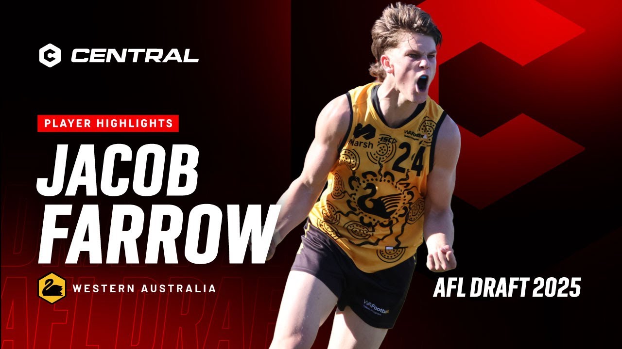 2025 AFL Draft: Jacob Farrow Player Highlights - YouTube