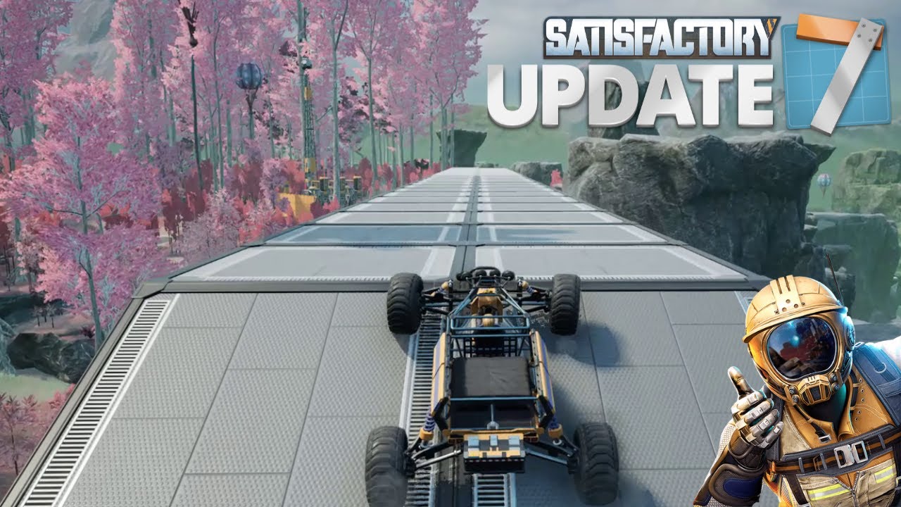 Satisfactory Part 34 - Sky Bridge - YouTube