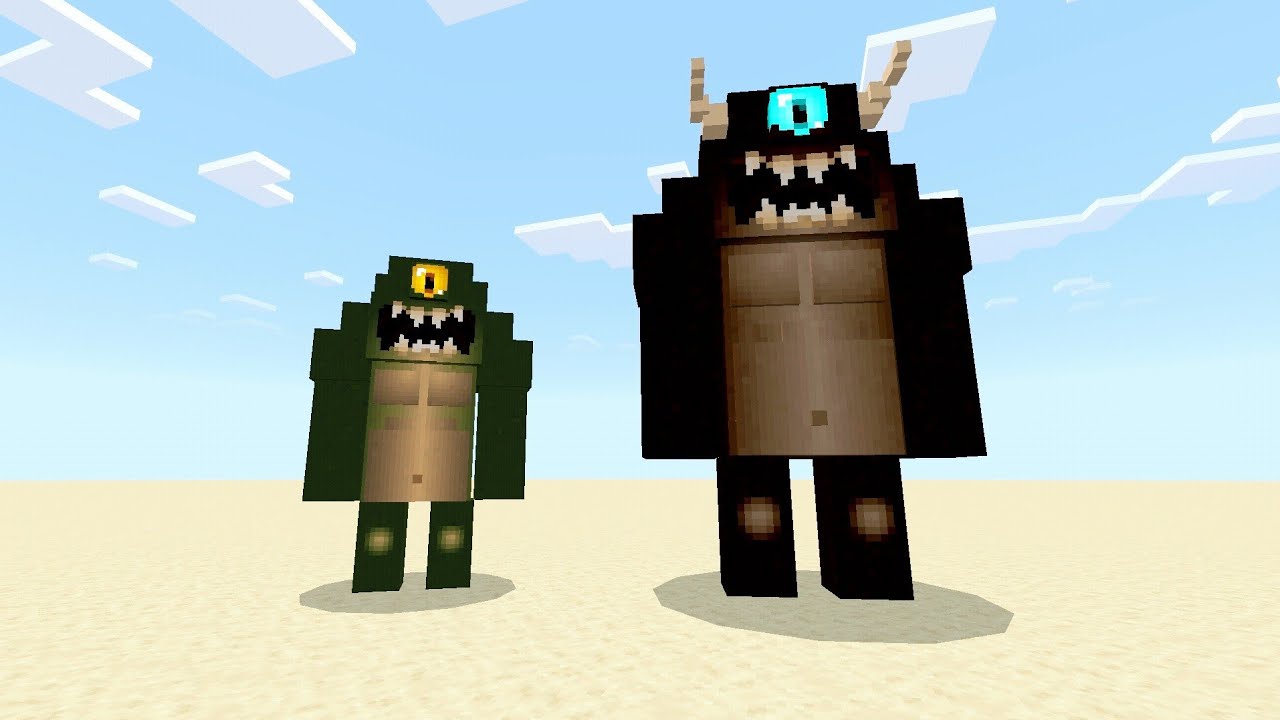 Swamp Monster Addon in Minecraft PE - YouTube