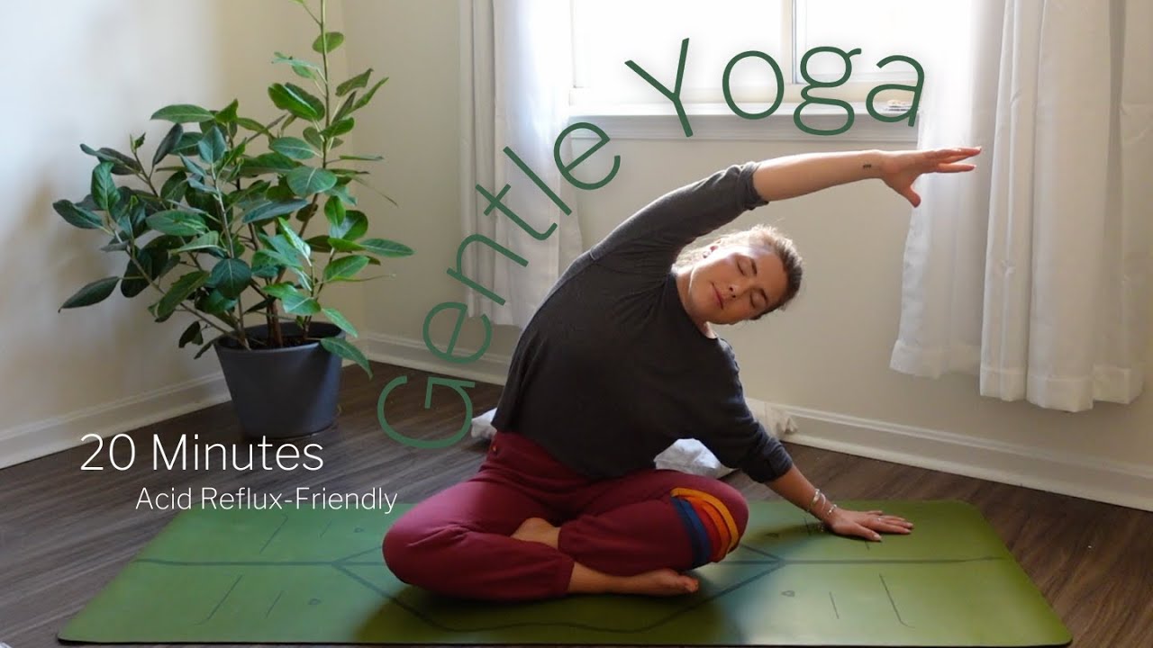 Acid Reflux-Friendly Gentle Yoga Flow - YouTube