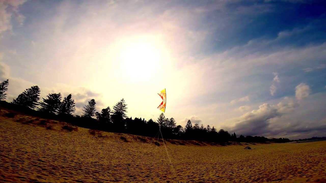 Revolution SLE - Full Vent kite flying Botany Bay (Relaxed UNCUT) with ...