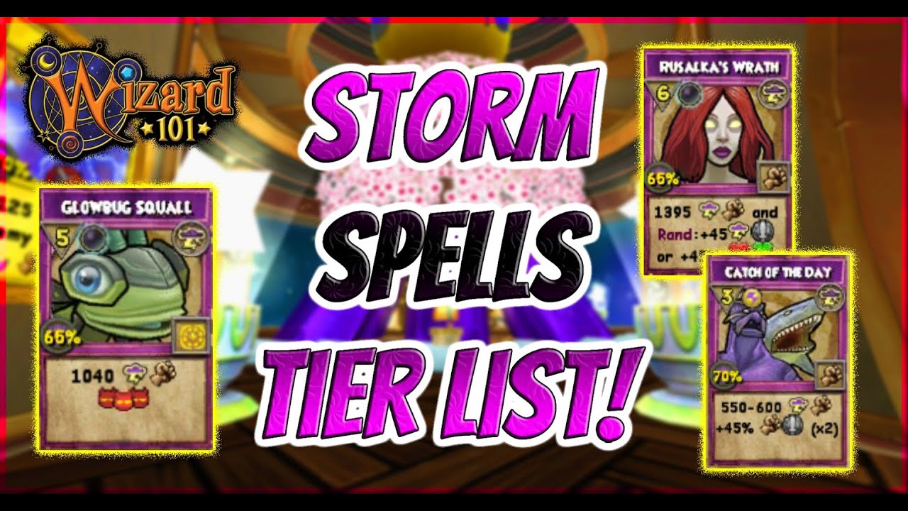 Wizard101: Storm Spells Tier List (2023) - YouTube