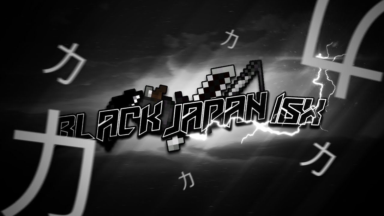 Black Japan 16x / Texture pack 0.15.10 / Skywars, uhc, 1v1... - YouTube