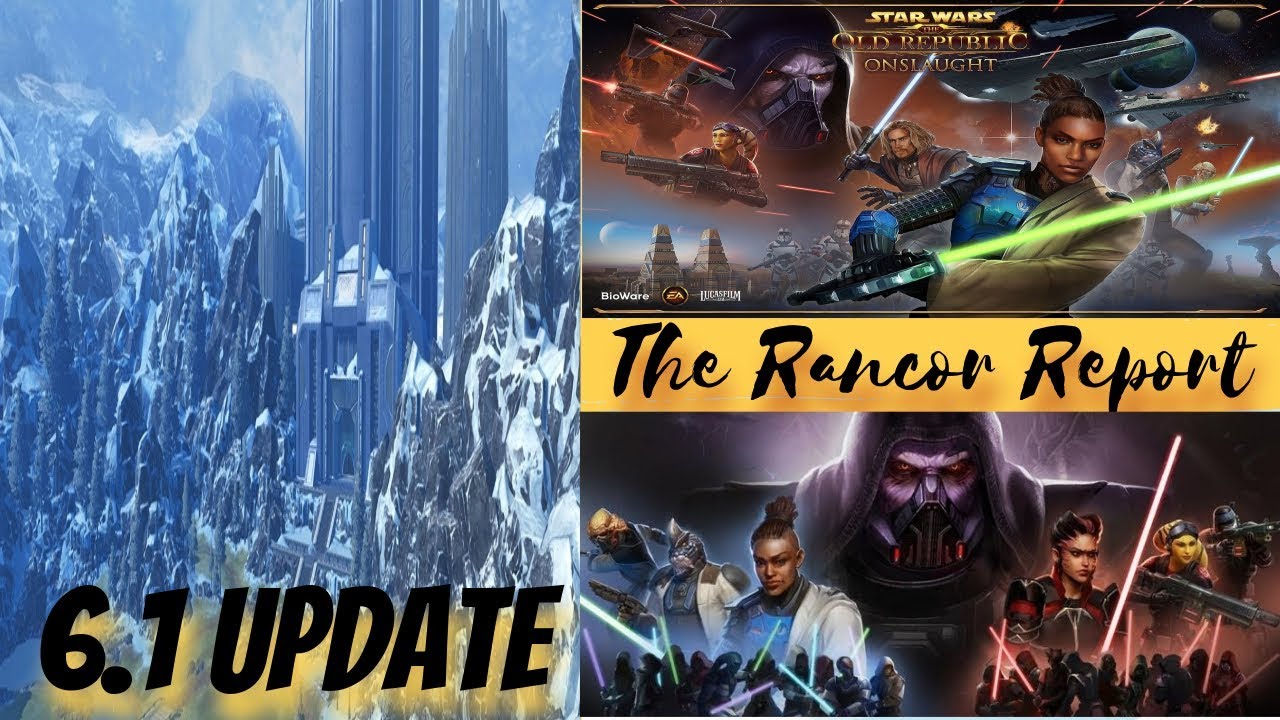 SWTOR NEWS - ONSLAUGHT Update 6.1 Release | The Rancor Report - YouTube