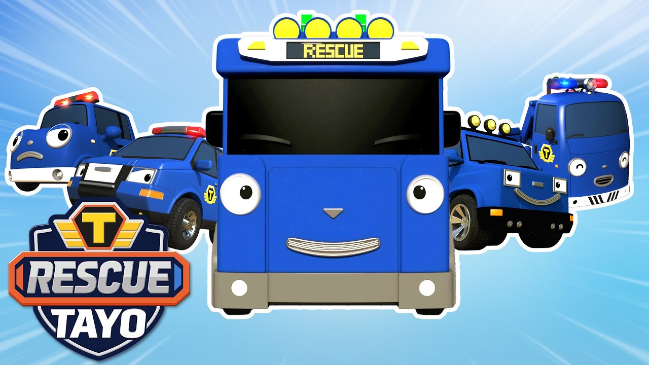 Strong Rescue Truck | Tayo Blue Rescue Team Song | Brave Rescue Team ...