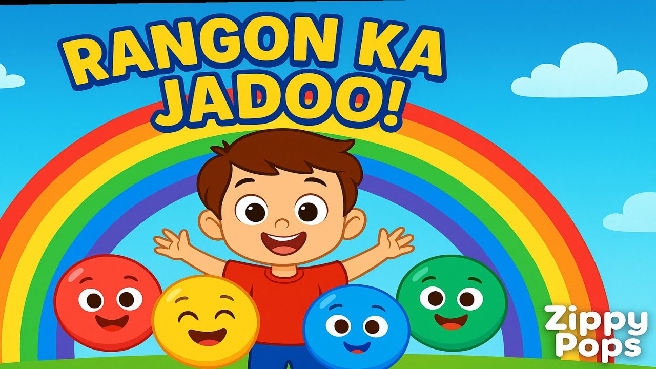 "Rangon Ka Jadoo | Learn Colors in Hindi for Kids | Zippy Pops" - YouTube