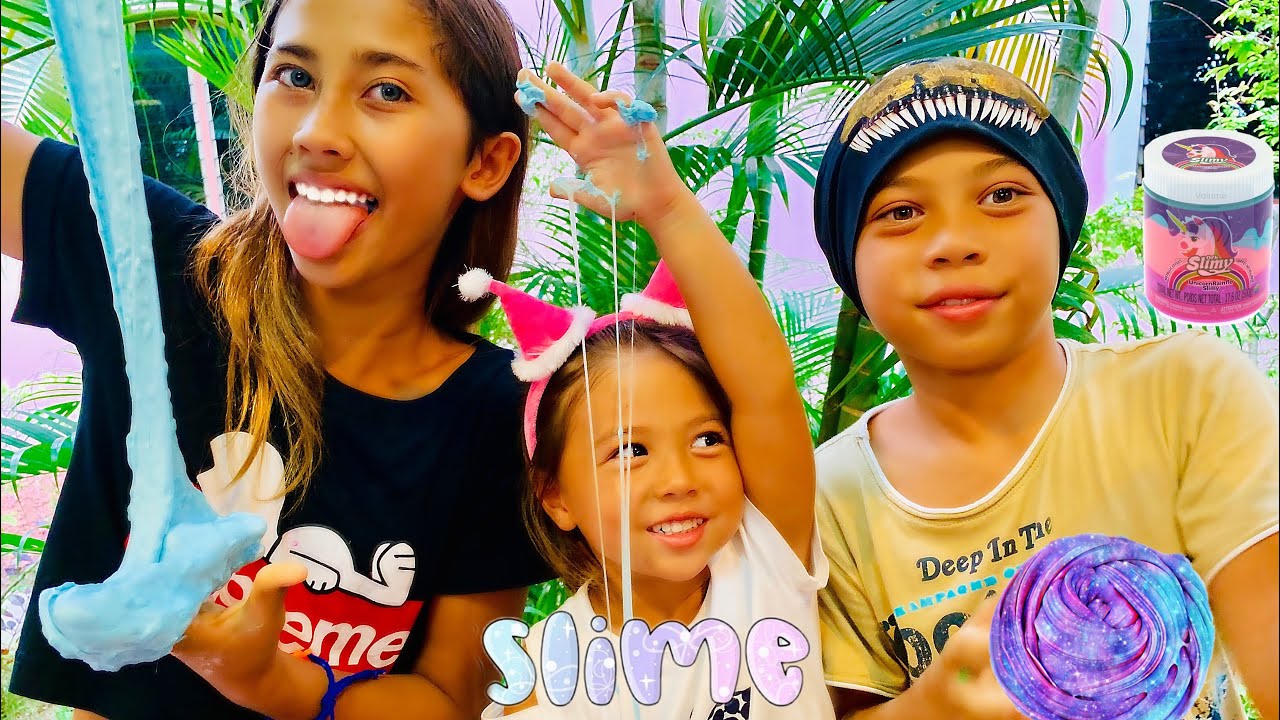 Slime Prank Challenge Qui triche ? Tropical story - YouTube