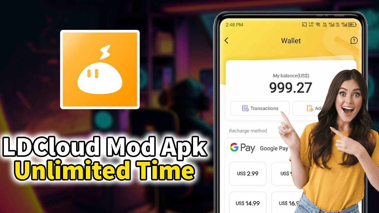 ldcloud mod apk unlimited time - how to get unlimited balance in ...