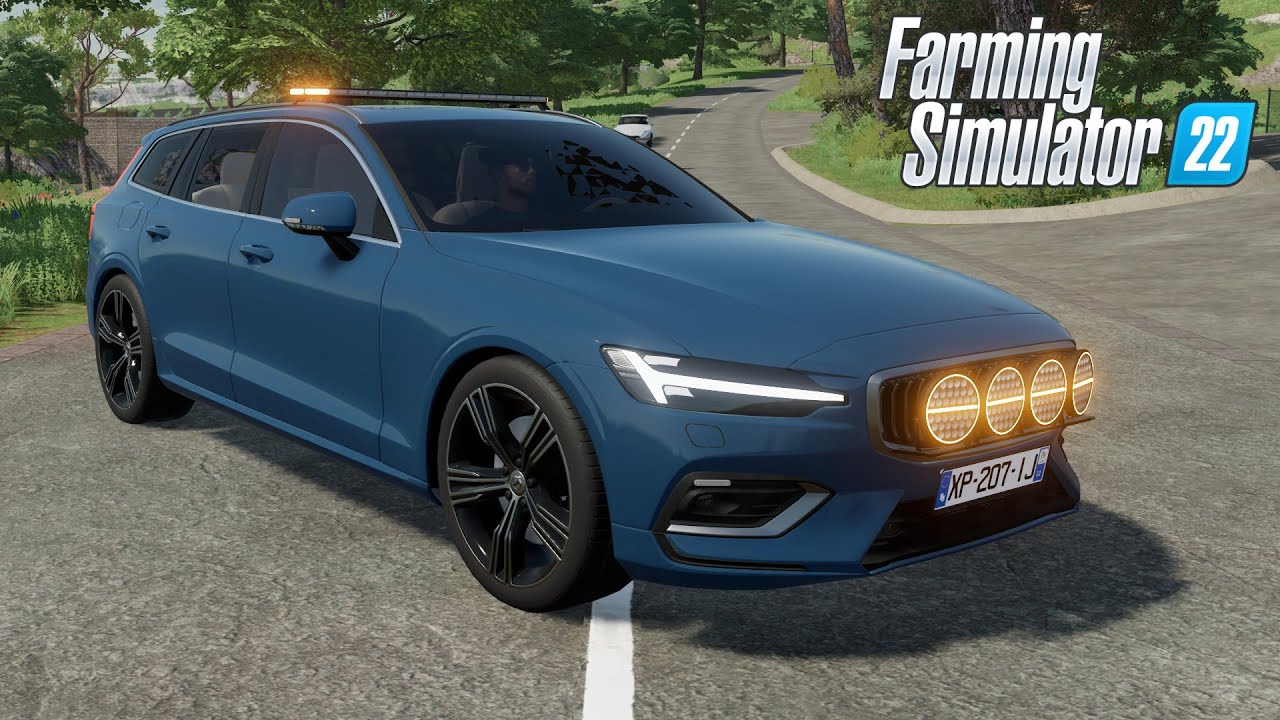 FS22 - Volvo V60 - Car mod for Farming Simulator 2022 - YouTube