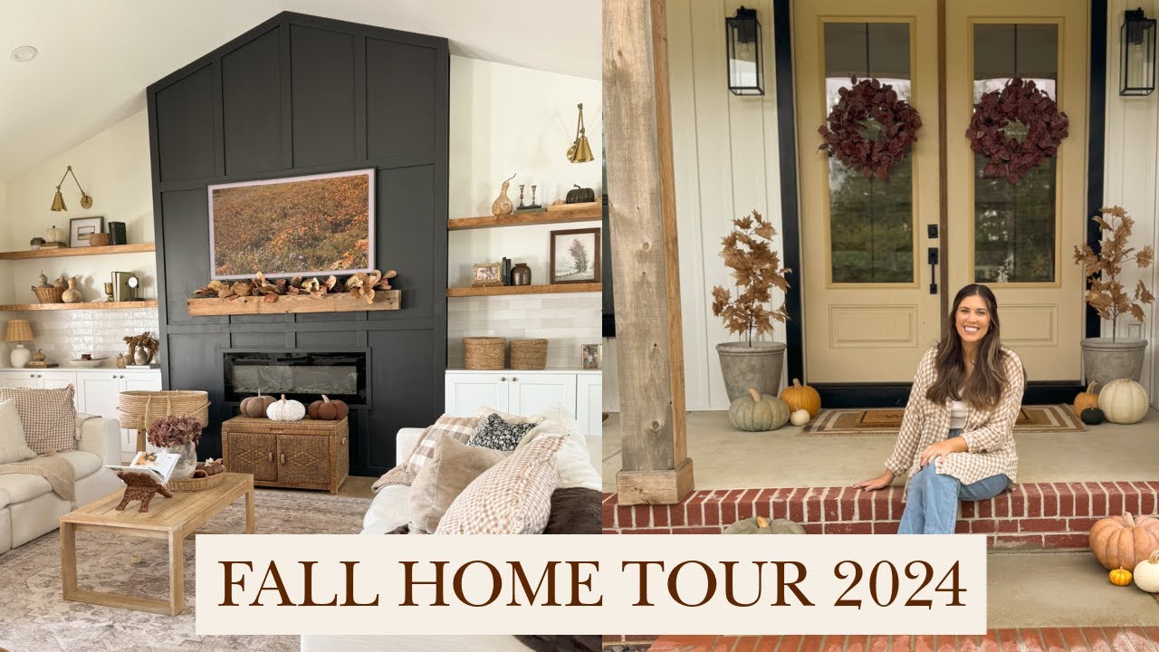 FALL HOME TOUR 2024 🍂 | cozy neutral fall decorating ideas! - Home ...