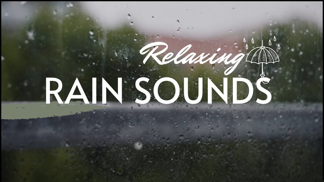Relaxing Rain Sound with Thunder Sounds From the window || Heavy Rain ...