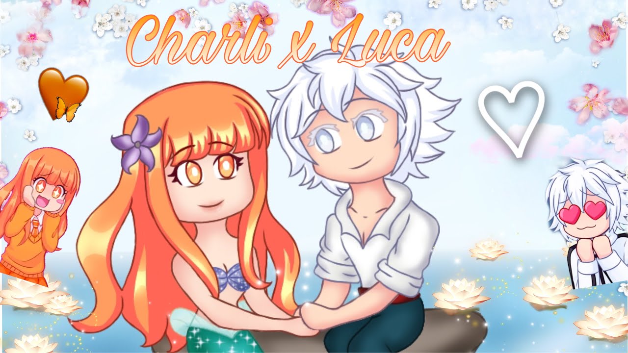 Kiss the girl ~Charli x Luca ~ “the little mermaid “ speedpaint || from ...