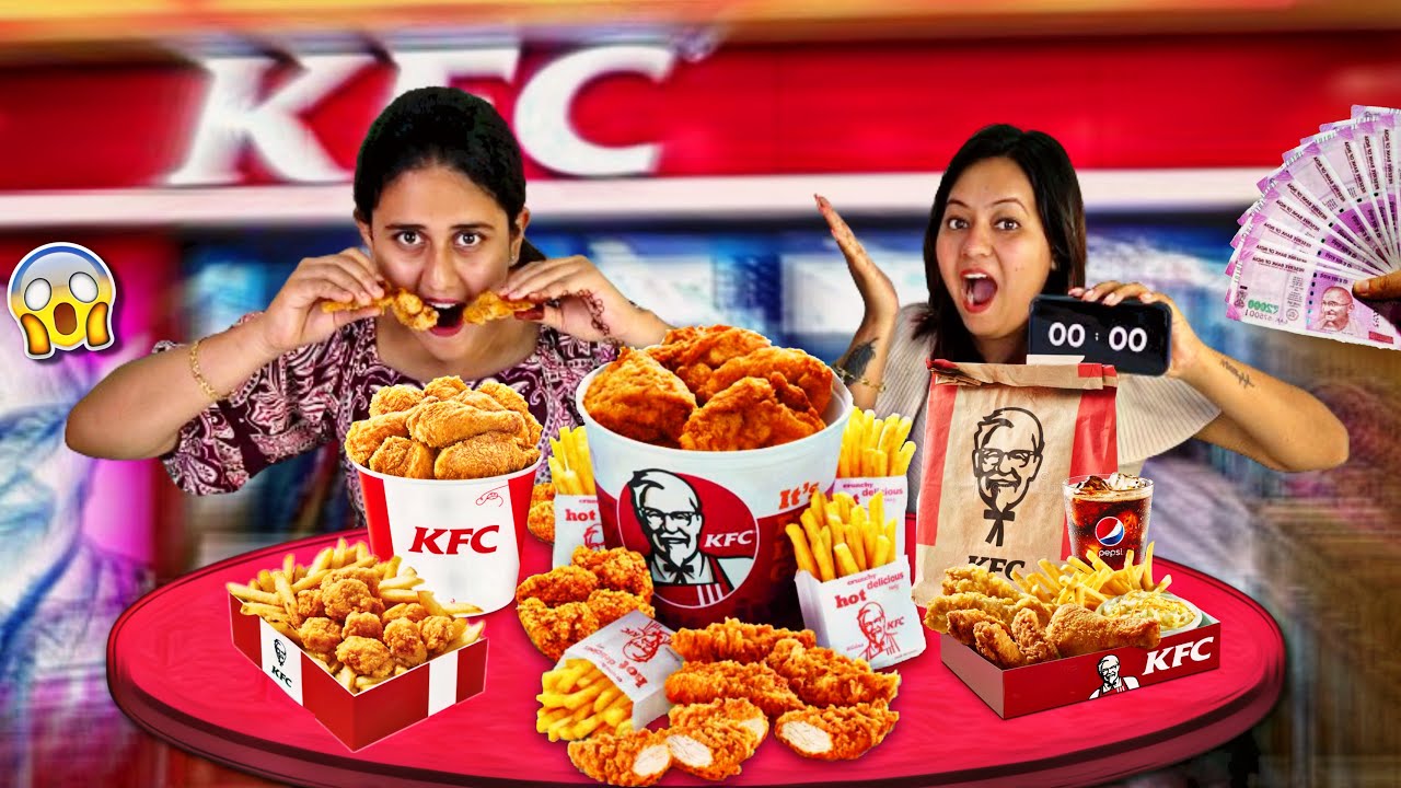 Finish Full Menu of KFC get 10,000😱 - YouTube