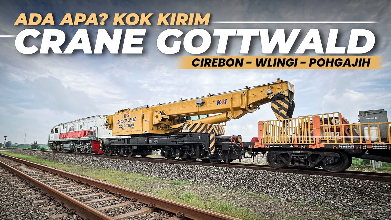 ADA APA? KOK SAMPAI KERETA INI MUNCUL DI LINTAS⁉️ - KLB KIRIM KERETA ...