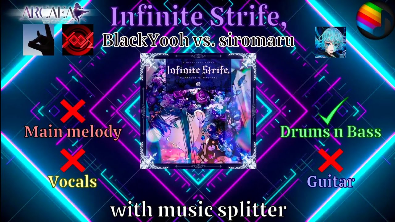《Infinite Strife,》 🎵but with music splitter🎵 - YouTube