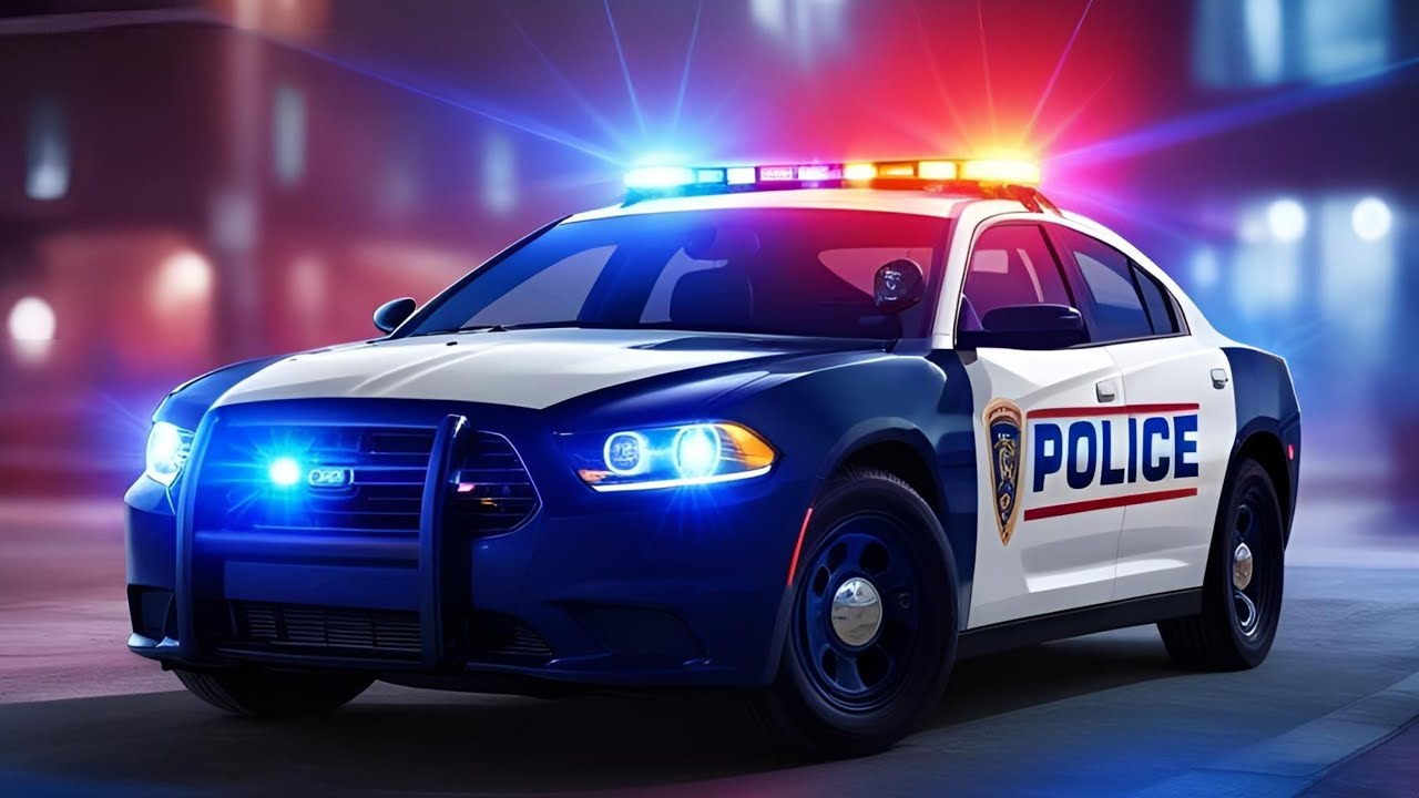 🚨 Police Siren Sound Effect | Moving Patrol Car with Realistic Siren 🚔🎧 ...